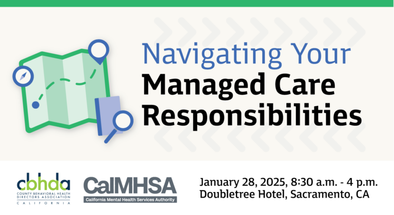 Managed Care Workshop for Leaders Jan. 28 - California Mental Health ...